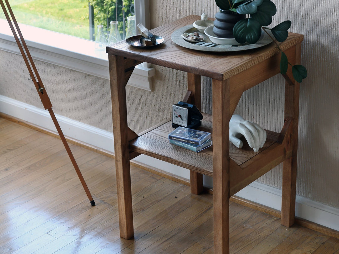 The Clinton End Table – WickerWoodWorks