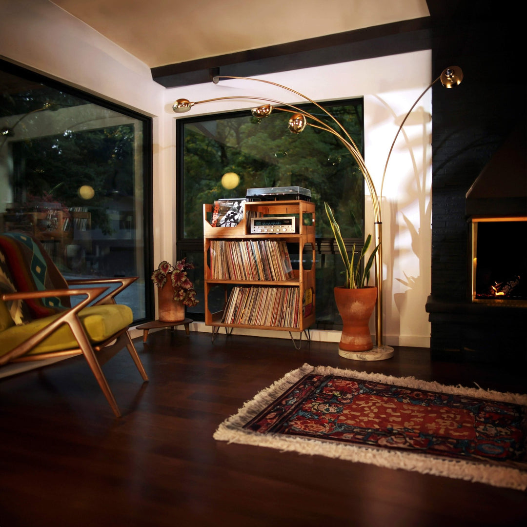 Buy Hamilton Turntable Station – Solid Wood Vinyl Storage – WickerWoodWorks