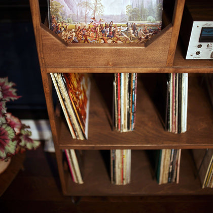 Buy Hamilton Turntable Station – Solid Wood Vinyl Storage – WickerWoodWorks