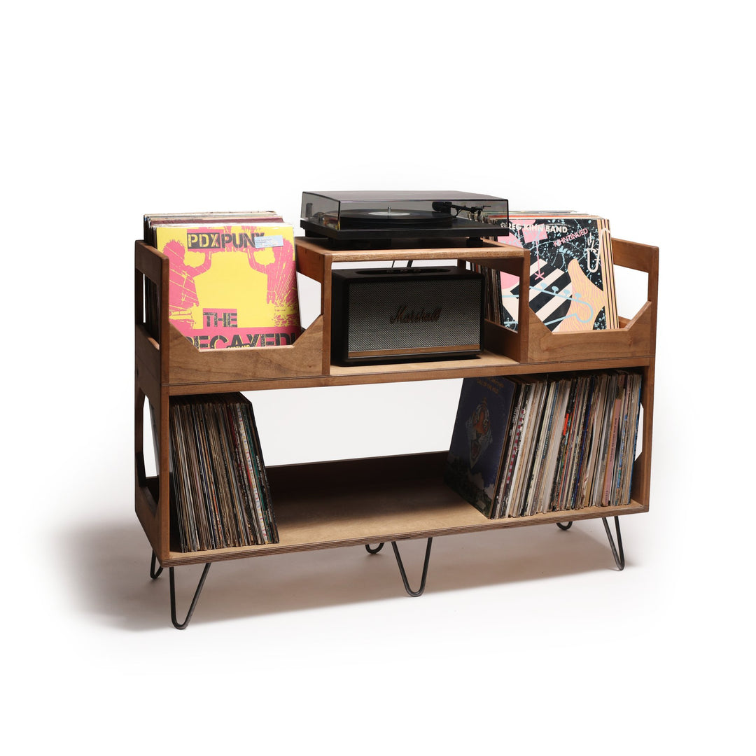 Buy The Irving Turntable Station – Handcrafted Vinyl Storage ...