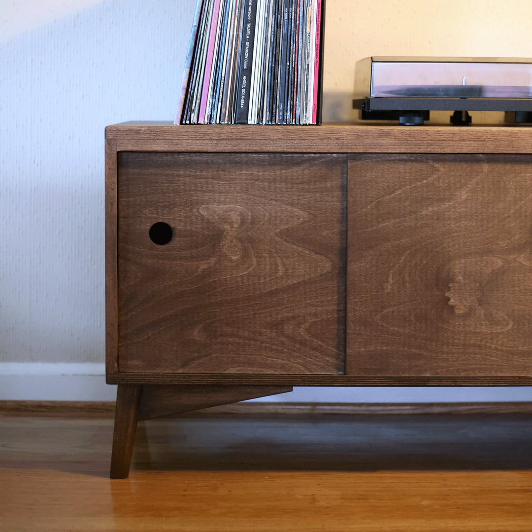 The Lowboy Turntable Station – WickerWoodWorks