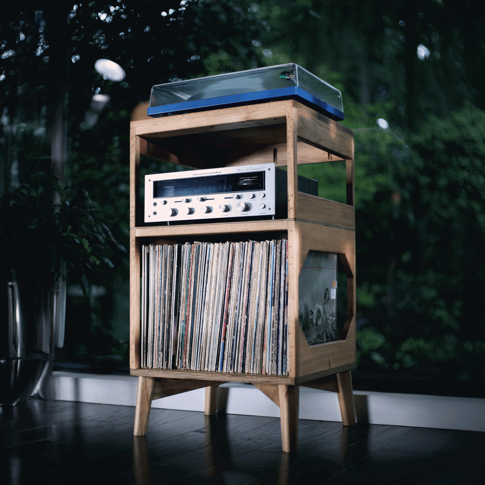 The HalfStack Turntable Station – WickerWoodWorks
