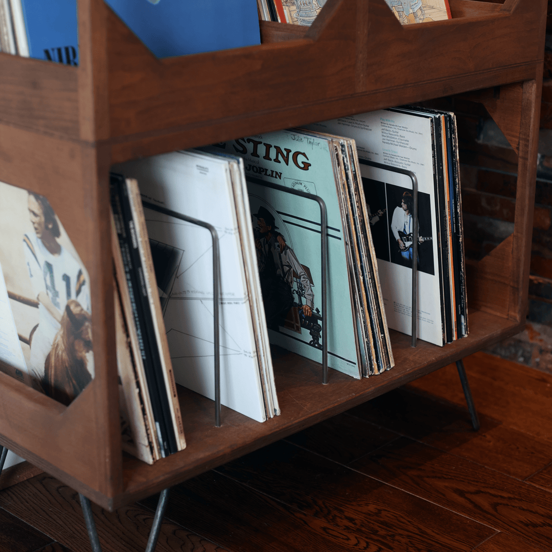 The Deluxe Vinyl Record Storage – WickerWoodWorks