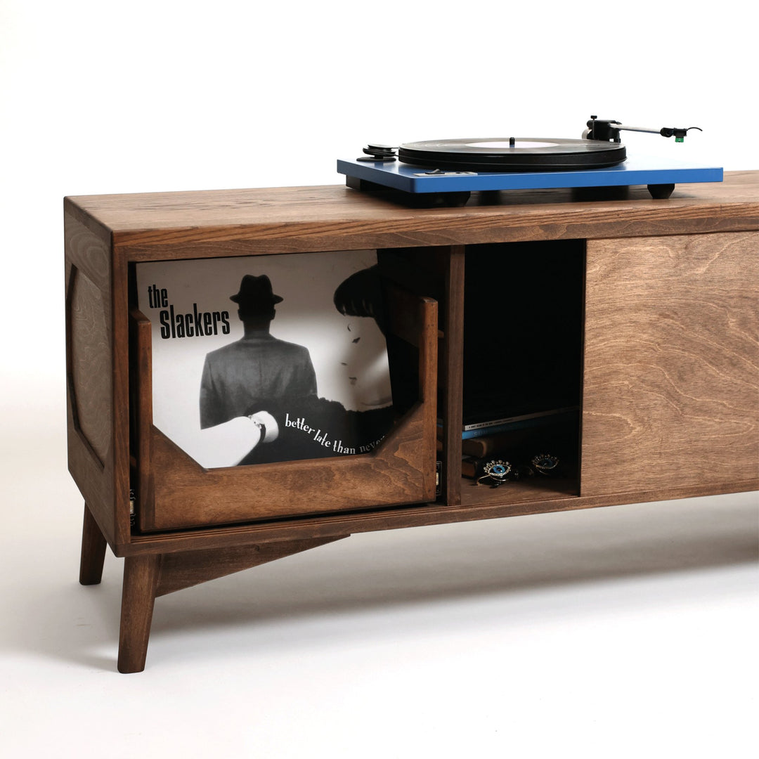 The Lowboy Turntable Station – WickerWoodWorks