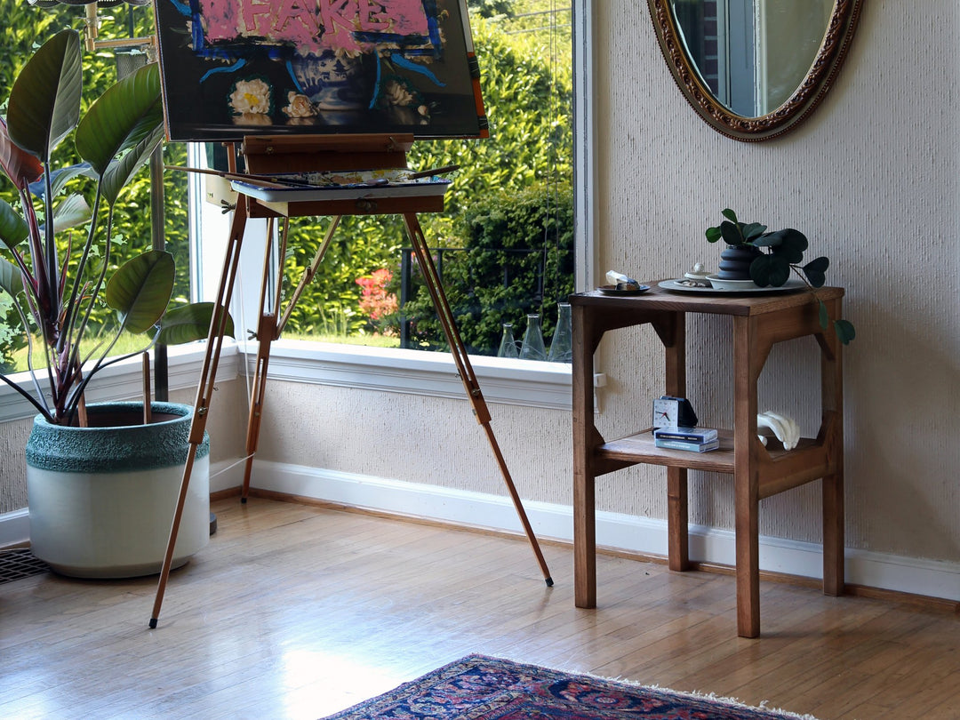 The Clinton End Table – WickerWoodWorks