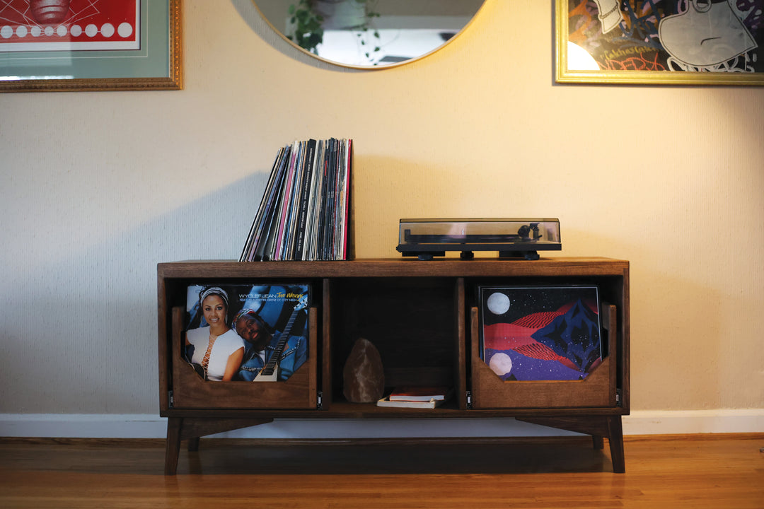 Handmade Furniture for The Vinyl Obsessed - Vinyl Record Storage ...